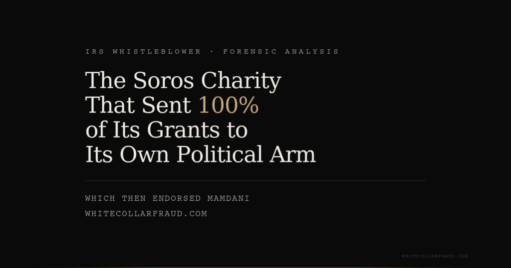 The Soros Charity That Sent 100% of Its Grants to Its Own Political Arm ...